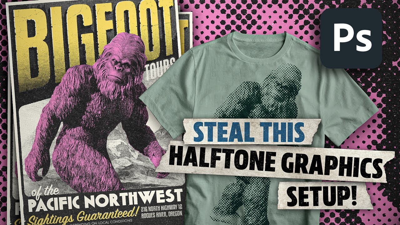 Retro Halftone Effects in Photoshop!