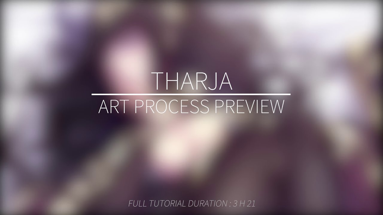 Tharja Illustration Sped up Process