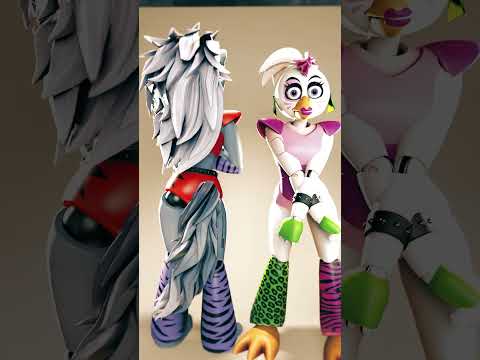 Roxanne Wolf Glamrock | Chica Perform Brooklyn Blood Pop Challenge Dance