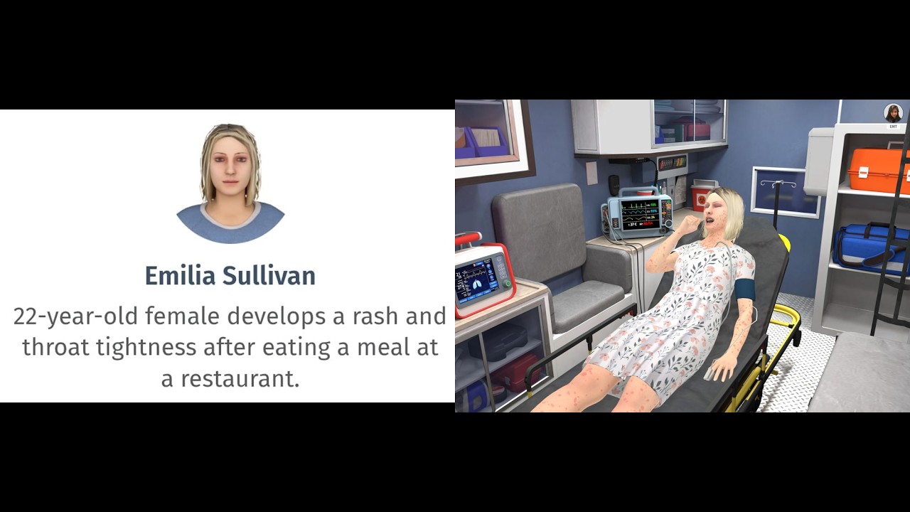 Full Code Medical Simulation #2 - Difficulty breathing after lunch