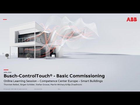 Online Learning Session about ABB Busch-ControlTouch - Basic Commissioning (Smart Wizard)