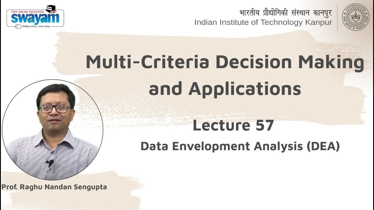 Lecture 57 - Coverage (Data Envelopment Analysis (DEA))