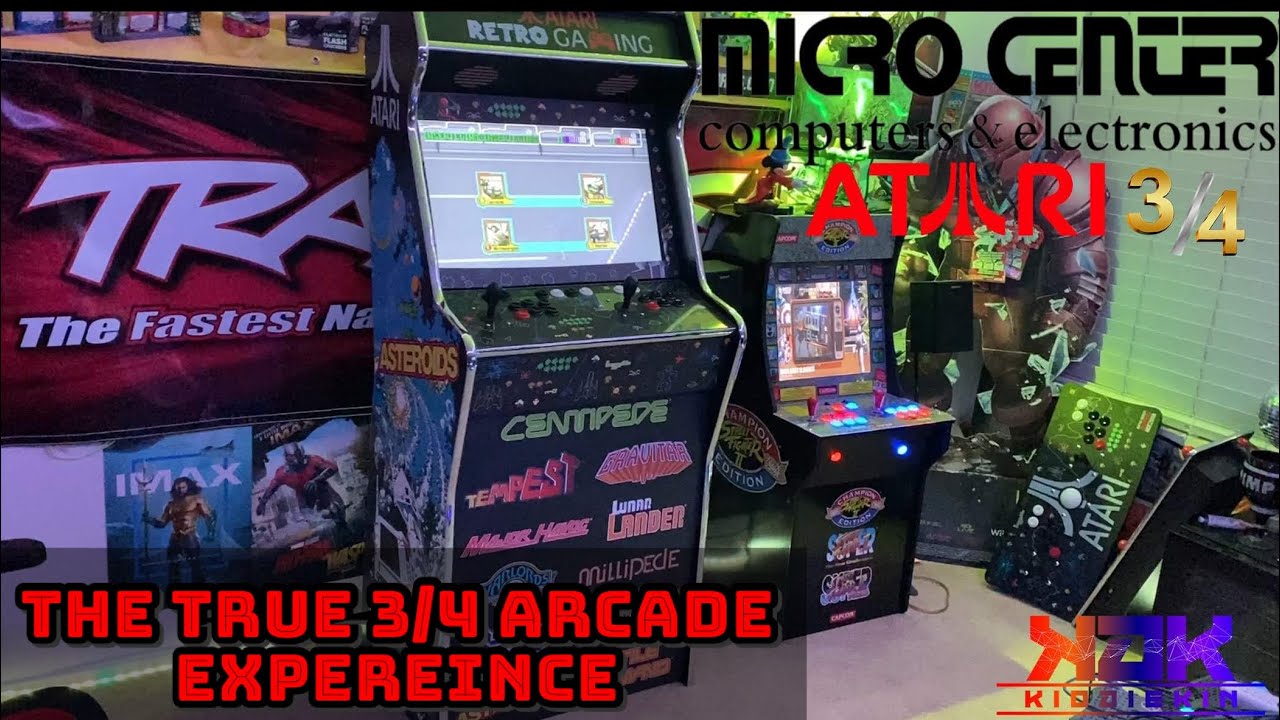 THE ATARI ARCADE CABINET KIT FROM MICRO CENTER FULL TUTORIAL