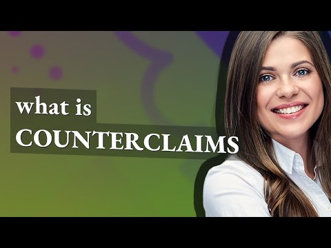 Counterclaims | meaning of Counterclaims