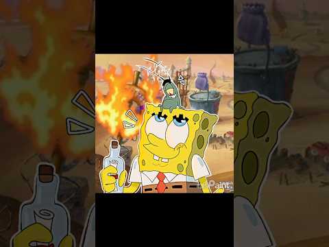 "Saving the formula" Speedpaint #spongebob #viral #speedpaint #plankton #teamwork #shortsfeed