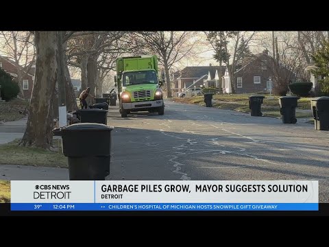 Detroit mayor proposes trash pickup plan, potential cost increase for residents