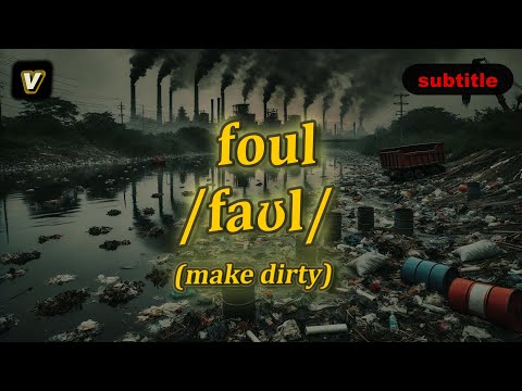 [v] Foul meaning (make dirty) with 5 examples