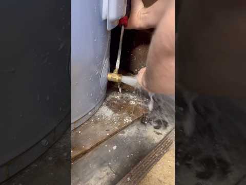 draining a hot water heater