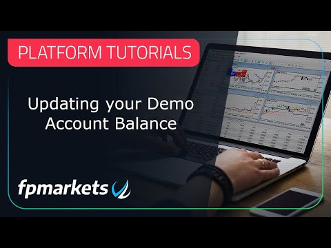 FP Markets: Updating your Demo Account Balance