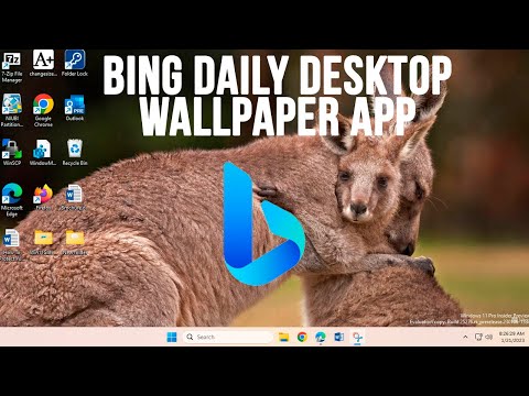 The Microsoft Bing Daily Desktop Wallpaper App