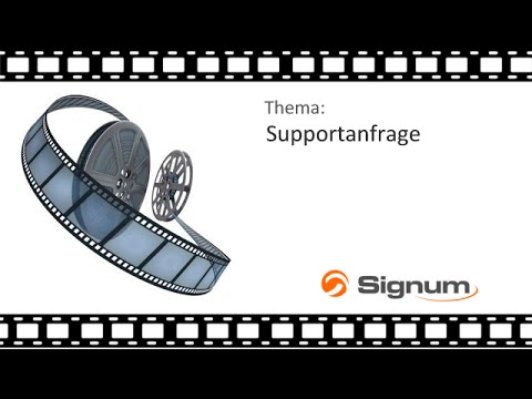 Supportanfrage in ORGASOFT NT und Orgasoft.NET