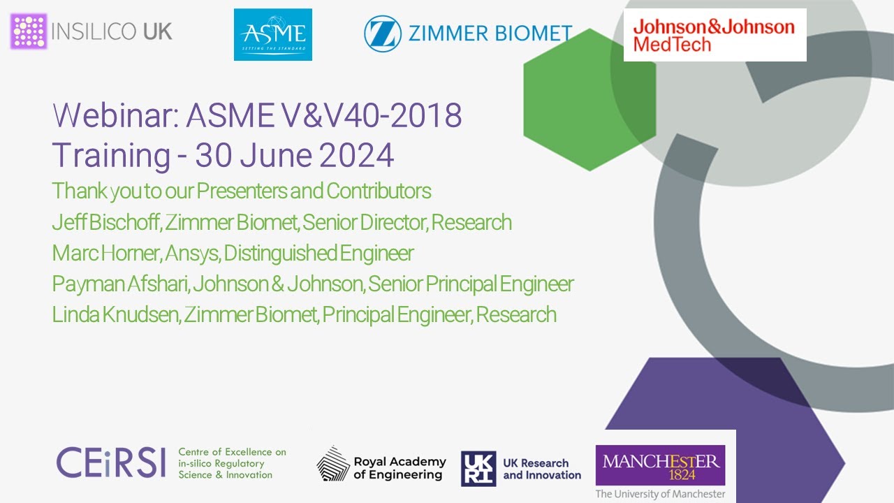 ASME V&V 40 Webinar