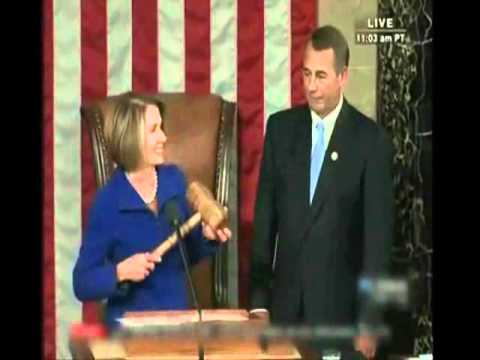 Handing over the gavel
