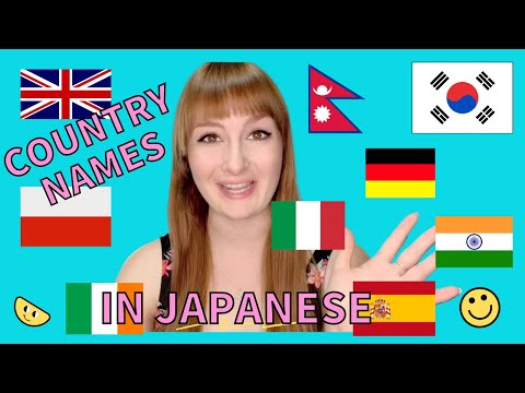 L6 Country Names in Japanese - Genki 1