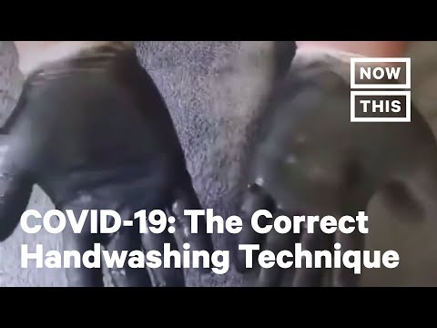Hand Washing PSA Uses Black Paint Instead of Soap to Demonstrate Correct Technique | NowThis