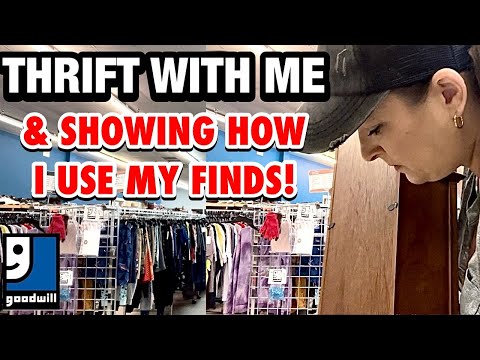 GOODWILL THRIFTING * THRIFT WITH ME FOR HOME DECOR + THRIFT HAUL