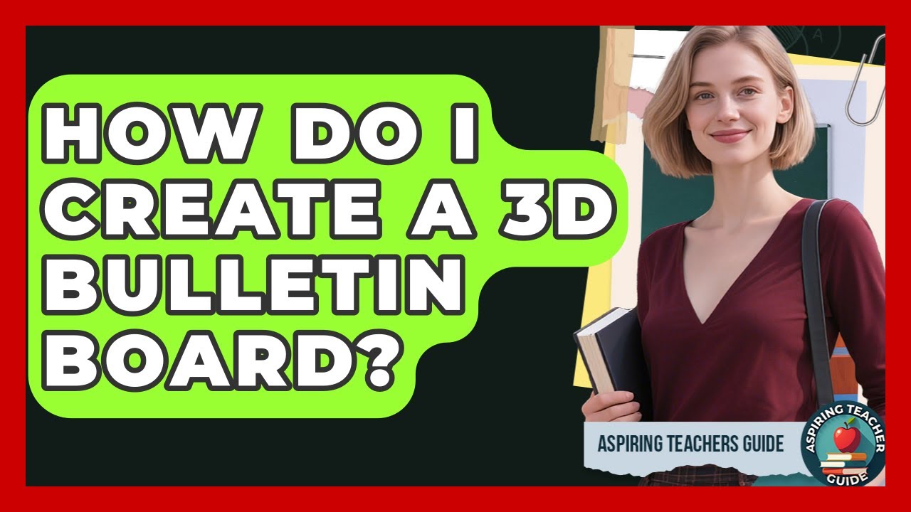 How Do I Create A 3D Bulletin Board? - Aspiring Teacher Guide