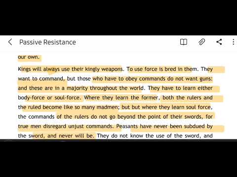 Passive Resistance by Mahatma Gandhi in Hindi part-2