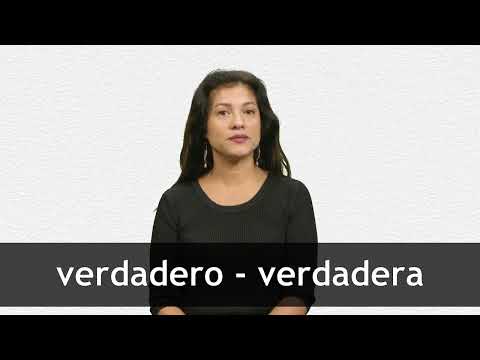English Translation of “VERDADERO” | Collins Spanish-English Dictionary