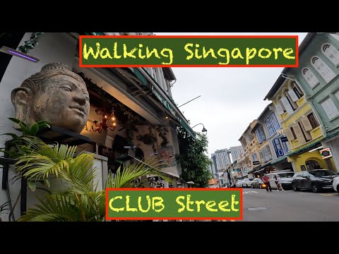 [4K] Walking Singapore: Club Street