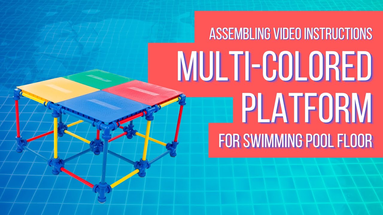 Multi-colored Platform for Swimming Pool Floor Fiore