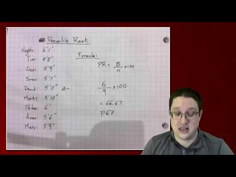Statistics 4 - Percentile Rank - Grade 12 Essential Math