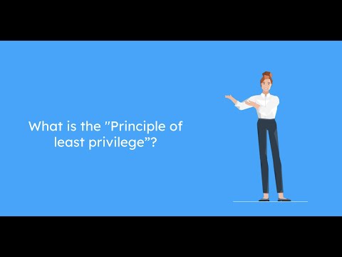 What is the principle of least privilege in cybersecurity?