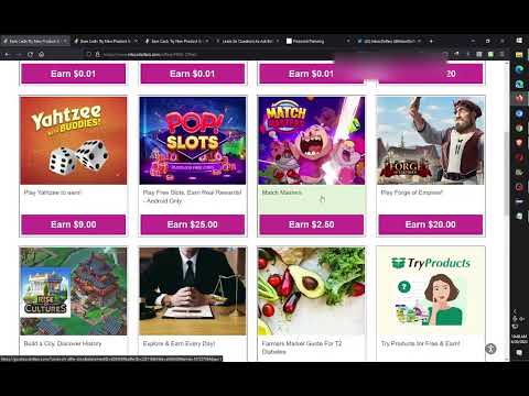 Amateur Tutorial on getting 10 to 25cents in InboxDollars website. My 5 routine tasks...