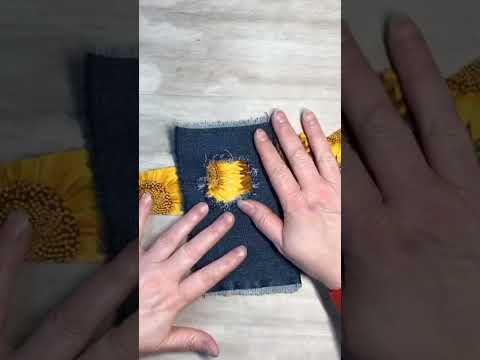 Jean and sunflowers😍🥰#junkjournal #craft #shorts #art #mixedmedia #viral #shortvideo #artist