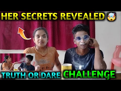 Truth or Dare challenge 🤣 | her secrets revealed 🤯 | Twin Vlogers Tamil