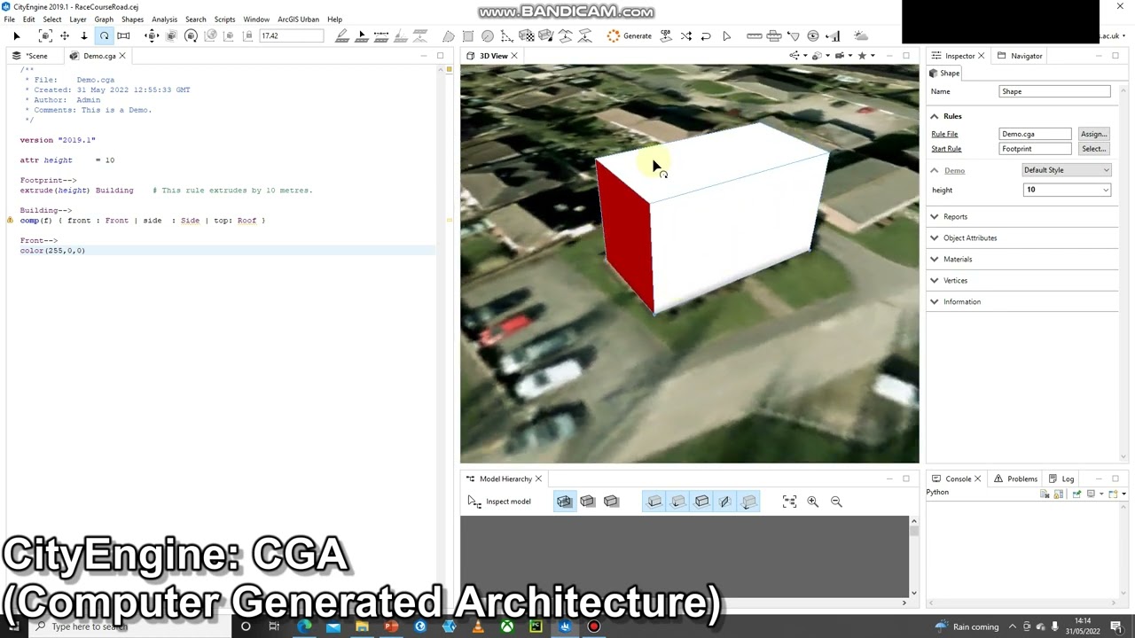 CityEngine: CGA Part 3 - Creating Basic Rulefiles