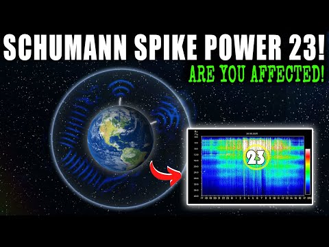 URGENT! Schumann Resonance update! Hits POWER 23! 🌟Are YOU Feeling It!