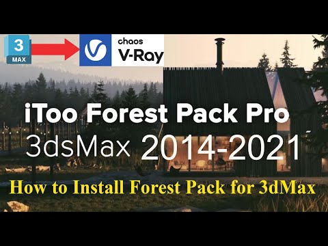 How to install forest pack pro for 3dmax|installation for 3dmax 2014 to 2021