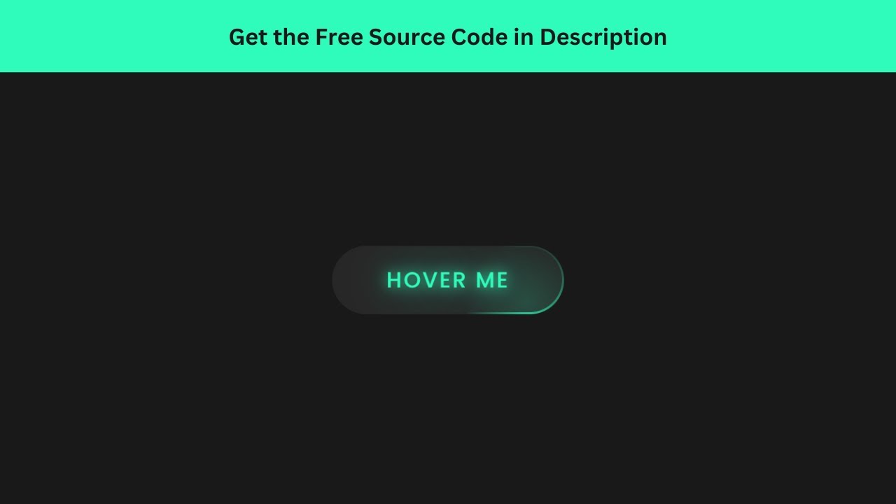 Amazing Button Hover Effect Using HTML, CSS and JavaScript | Free Source Code