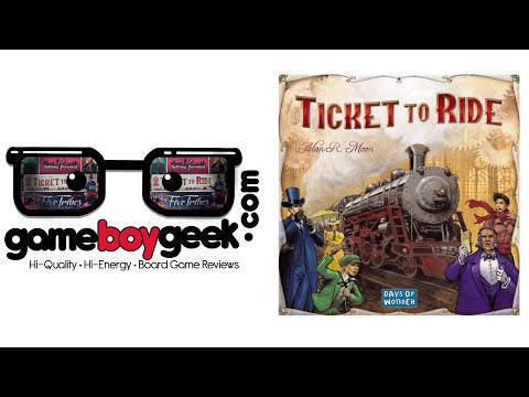 Ticket To Ride Review with the Game Boy Geek