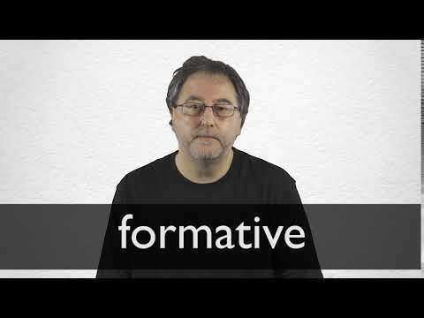 FORMATIVE definition and meaning | Collins English Dictionary