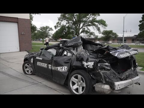 NSP cruiser hit by box truck, trooper sent to the hospital