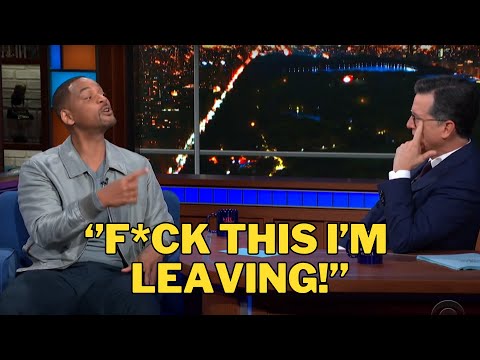 Will Smith EXPLODES on Stephen Colbert – Shocking Talk Show Walkout!