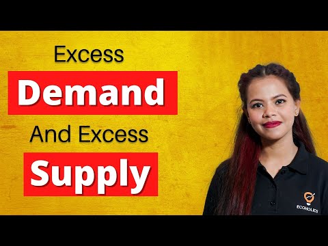 Excess Demand And Excess Supply | Market equilibrium | Microeconomics | Ecoholics