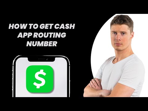 how to get cash app routing number