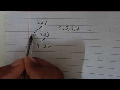 factor tree of 777 | prime factor tree |