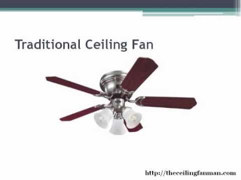 3 types of ceiling fans