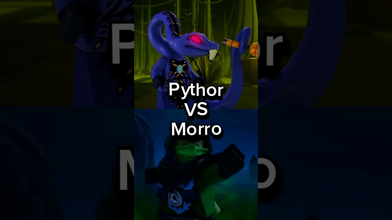 Pythor 🆚 Morro #ninjago #shorts #edit #ninjagoedit #pythor #morro