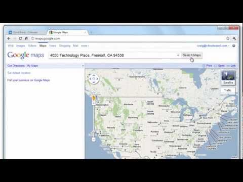 Add Google maps in calendar events