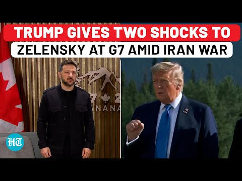 Amid Iran War, Trump Gives Two Shocks To Zelensky At G7; Blocks ‘Anti-Russia’ Declaration And Snubs…