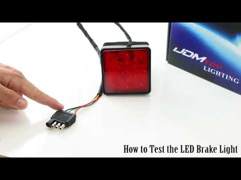 How Does the iJDMTOY Tow Hitch Mounted LED Brake Light Work?