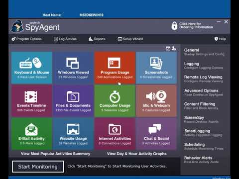 Spytech SpyAgent Monitoring Software Tour