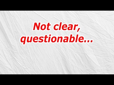 Not clear, questionable (CodyCross Answer/Cheat)