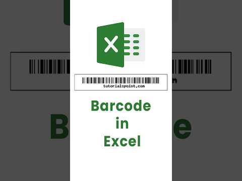How to use barcodes in excel? ( In 2 steps) | Barcode shortcut trick #shorts #exceltricks