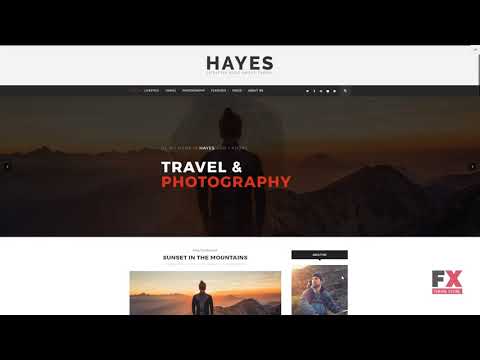 Hayes - Travel Blog WordPress Theme TMT | Free Download Demo Winthrop
